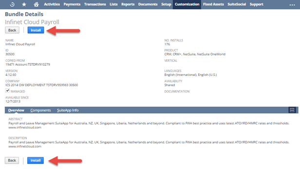 Installing Infinet Cloud Payroll (ZonePayroll) Bundle 30500 – ZonePayroll Knowledge Base