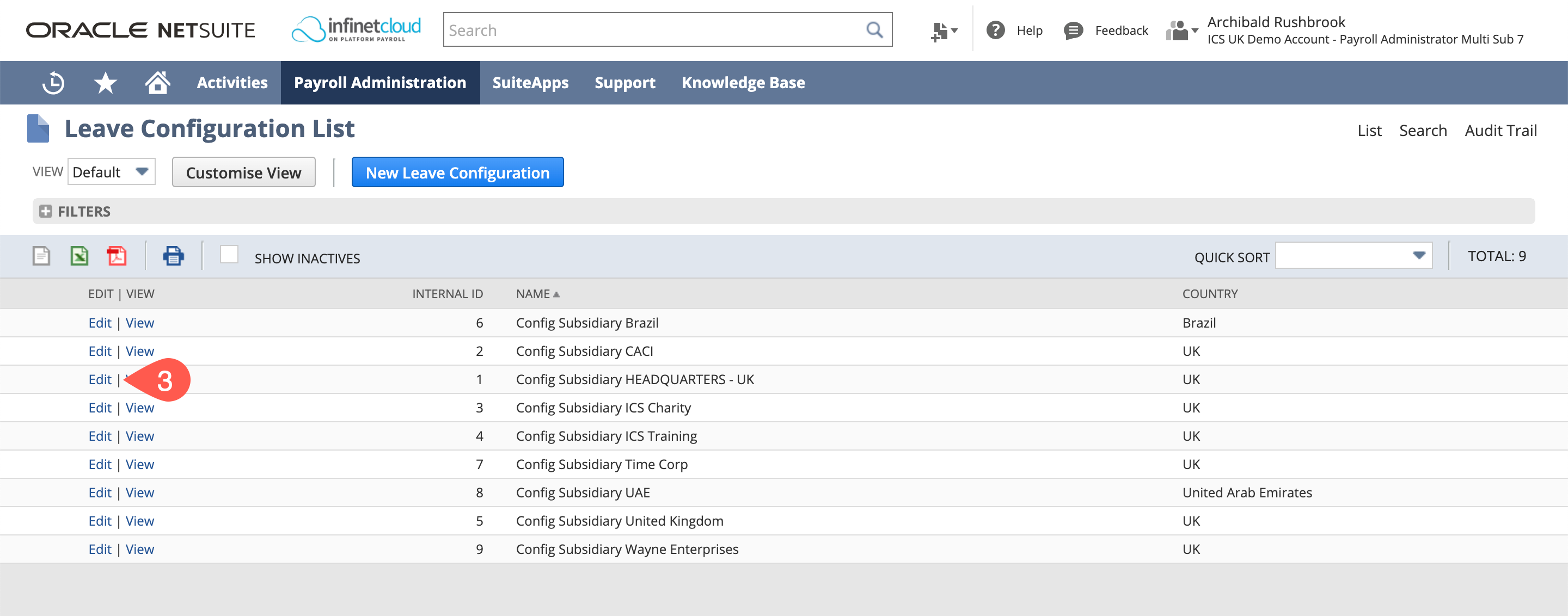 Accessing the Leave Configuration – ZonePayroll Knowledge Base