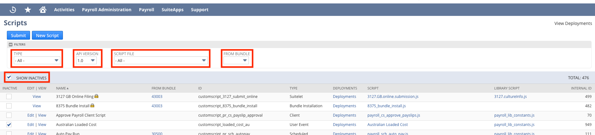 Delete Deprecated Scripts – ZonePayroll Knowledge Base