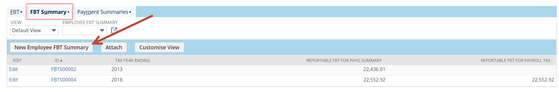 How to add Employee FBT – ZonePayroll Knowledge Base