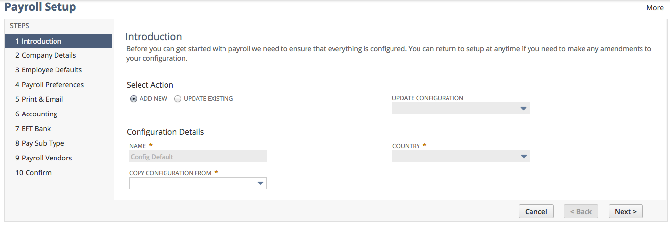 1. Configuration Wizard – ZonePayroll Knowledge Base