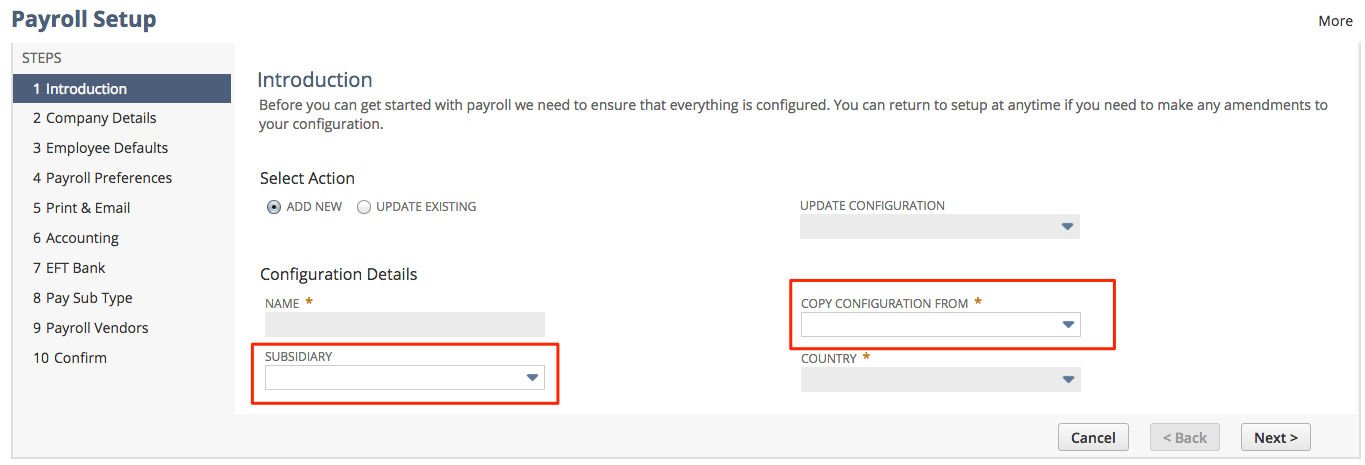 1. Configuration Wizard – ZonePayroll Knowledge Base