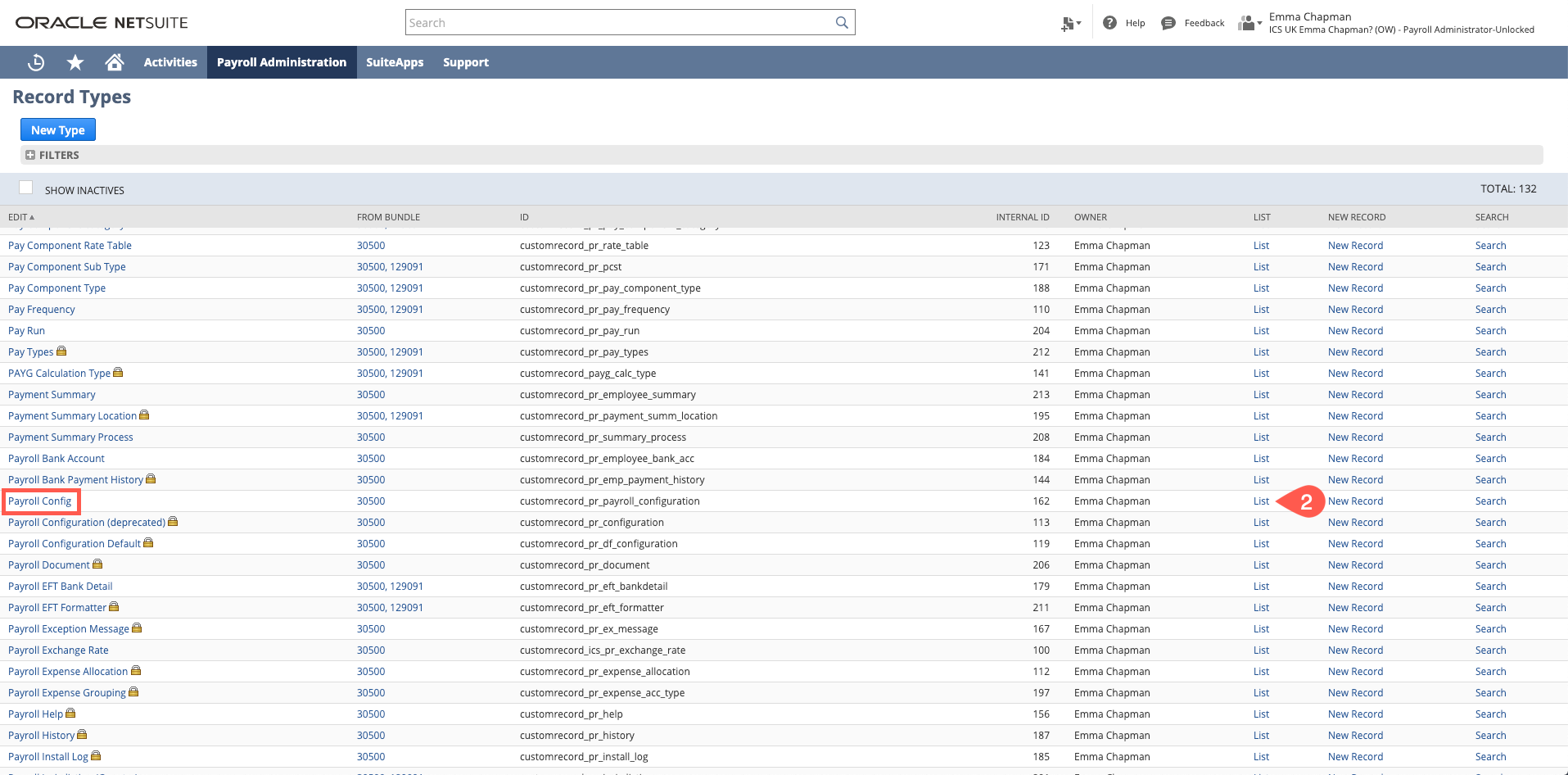 Accessing the Payroll Configuration (Payroll Config) Record – ZonePayroll Knowledge Base