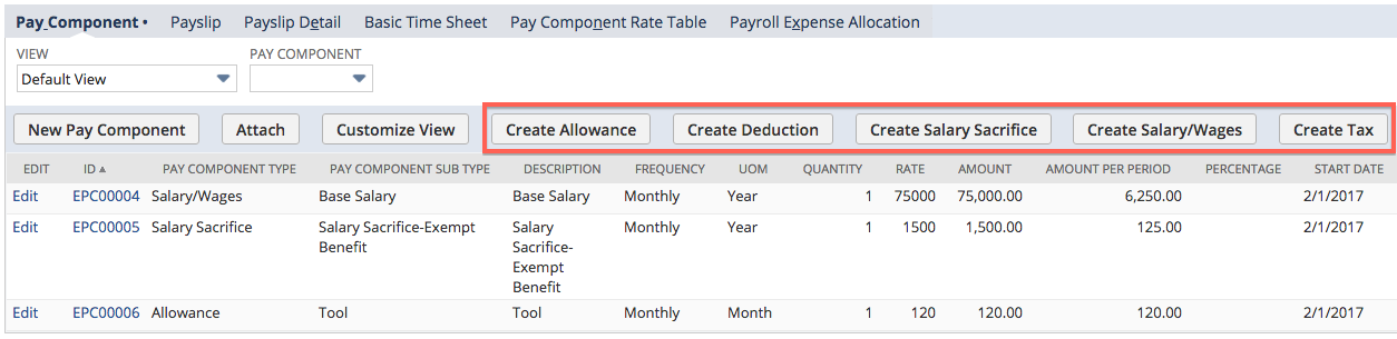 11. Add Pay Components – ZonePayroll Knowledge Base