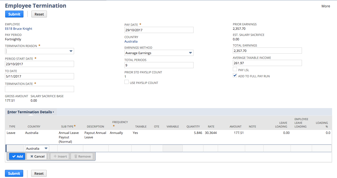 Termination Payments – ZonePayroll Knowledge Base