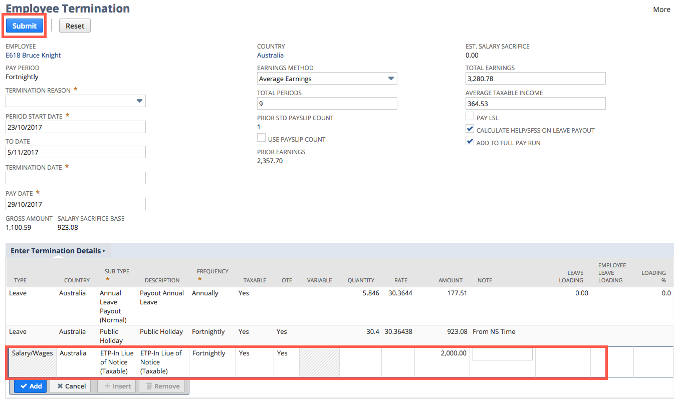 Termination Payments – ZonePayroll Knowledge Base