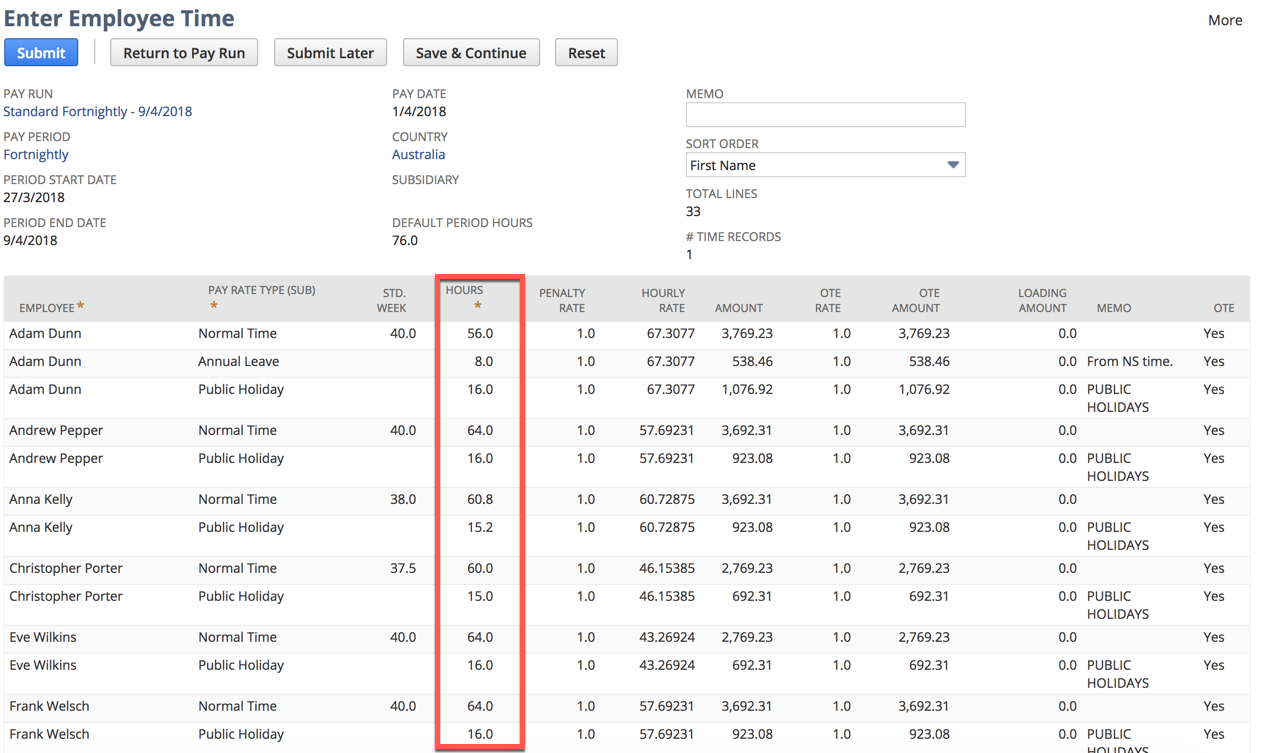 Enter Employee Time – ZonePayroll Knowledge Base