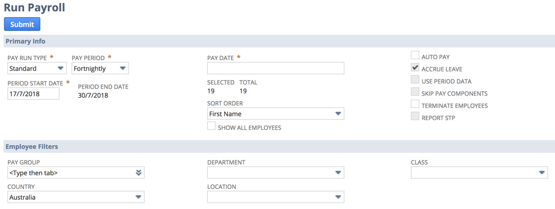 Initiate Pay Run – ZonePayroll Knowledge Base