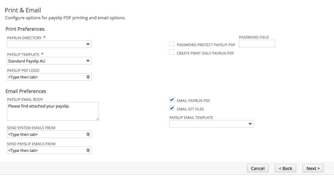 5. Print & Email – ZonePayroll Knowledge Base
