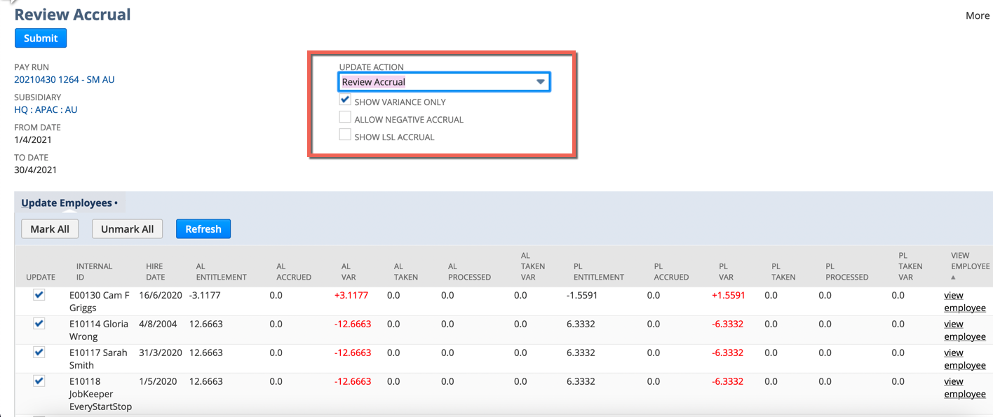 Review/Fix Leave Accruals – ZonePayroll Knowledge Base