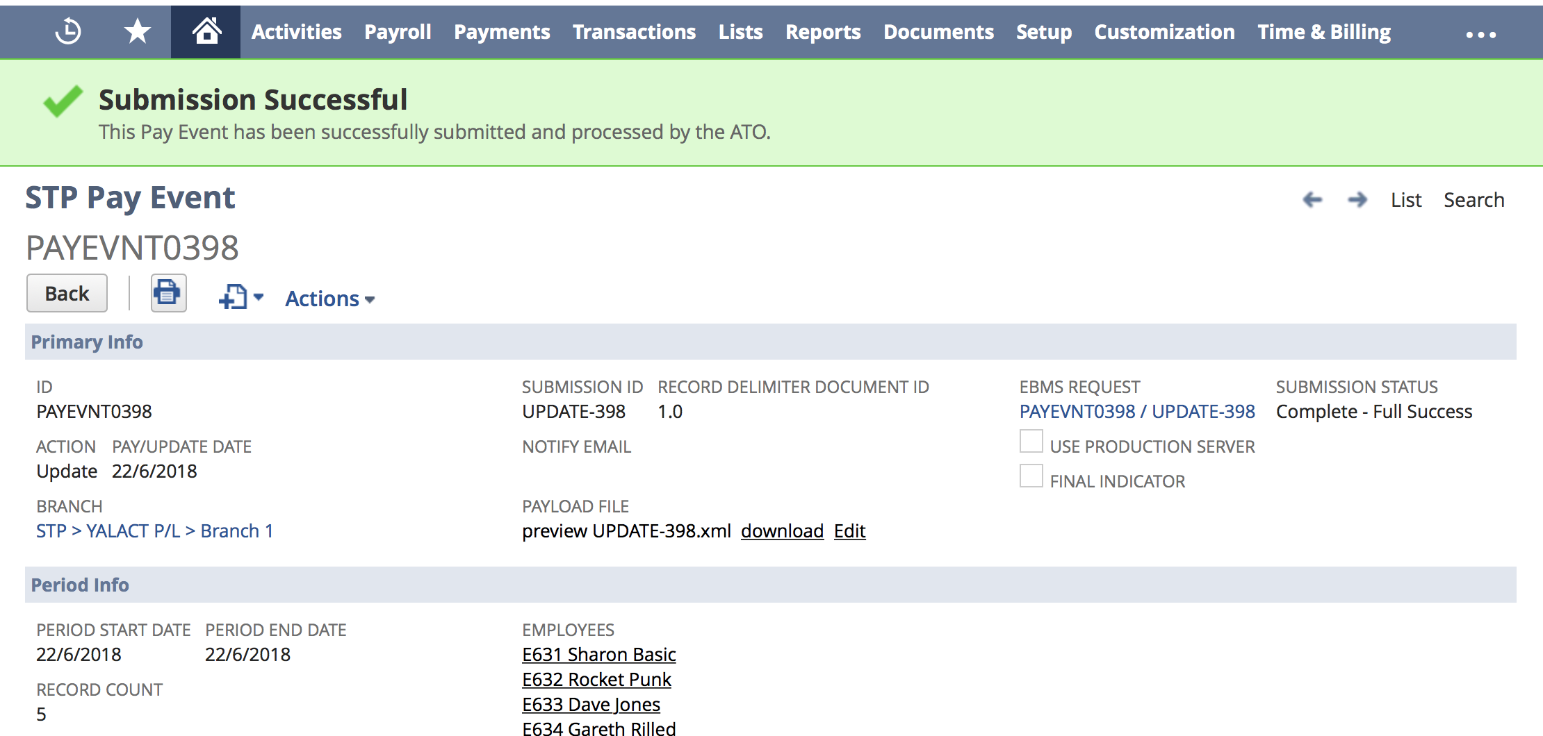 Troubleshooting Pay Events (STP) – ZonePayroll Knowledge Base