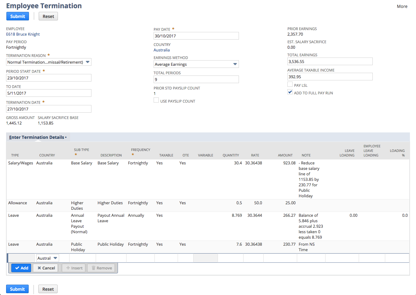 Termination Payments – ZonePayroll Knowledge Base