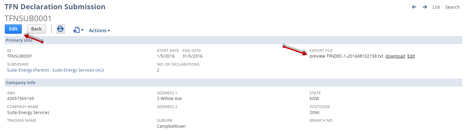TFN Declarations – ZonePayroll Knowledge Base