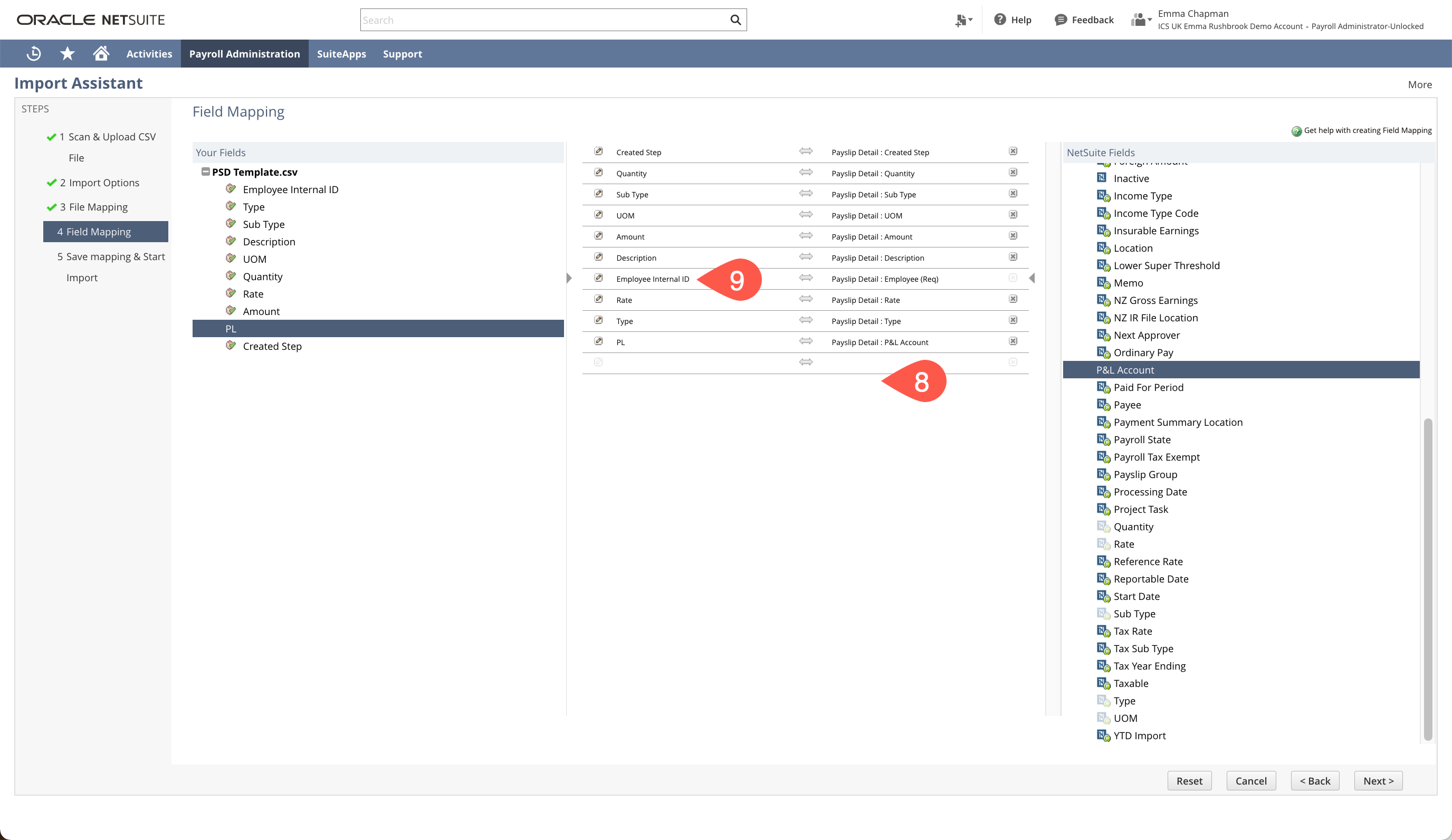 Payslip Detail Csv Import Zonepayroll Knowledge Base