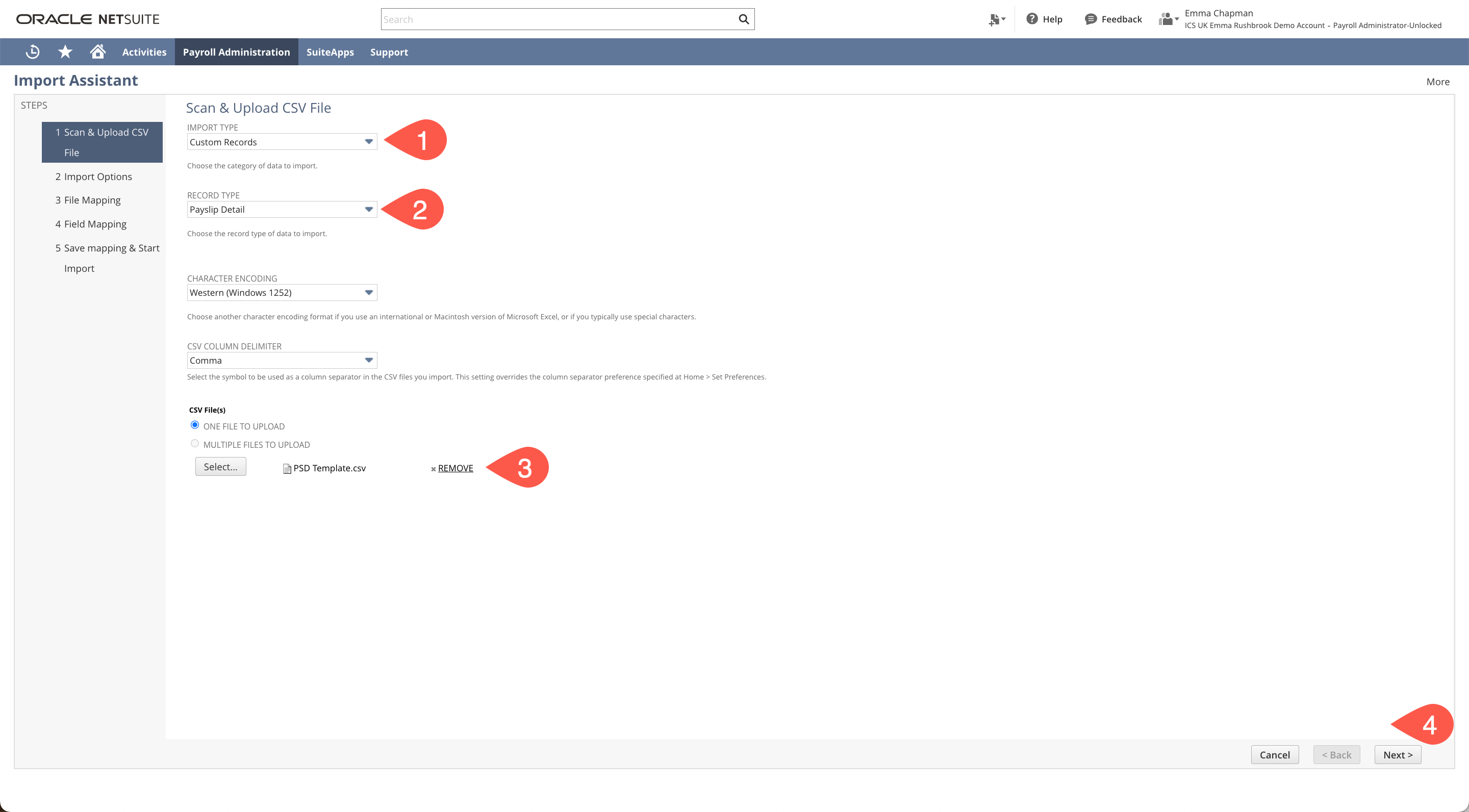 Payslip Detail Csv Import Zonepayroll Knowledge Base
