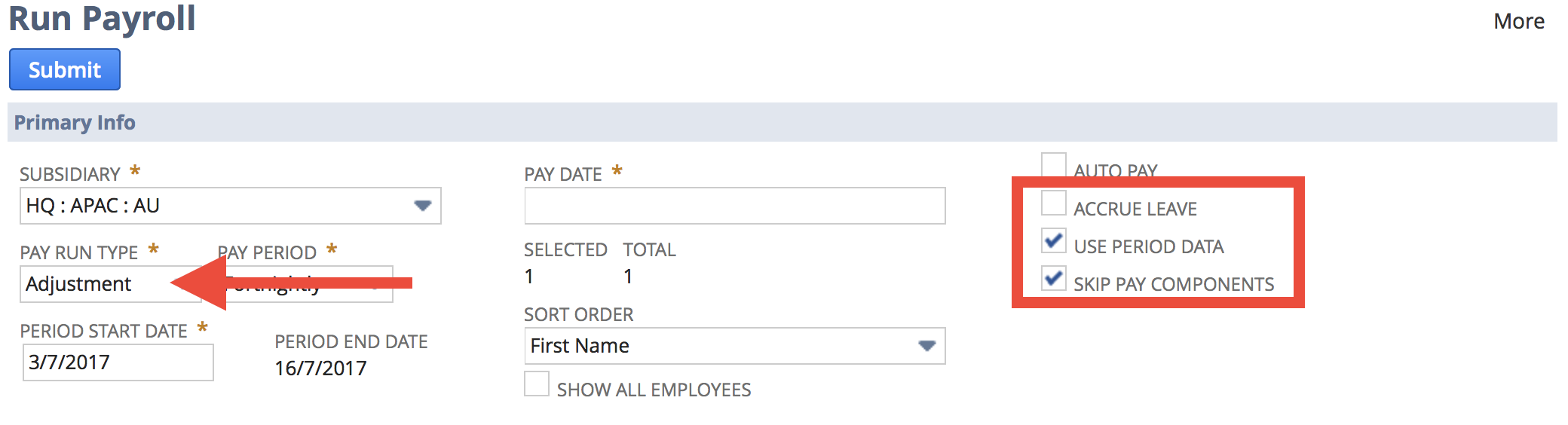 Process an Adjustment Pay Run – ZonePayroll Knowledge Base