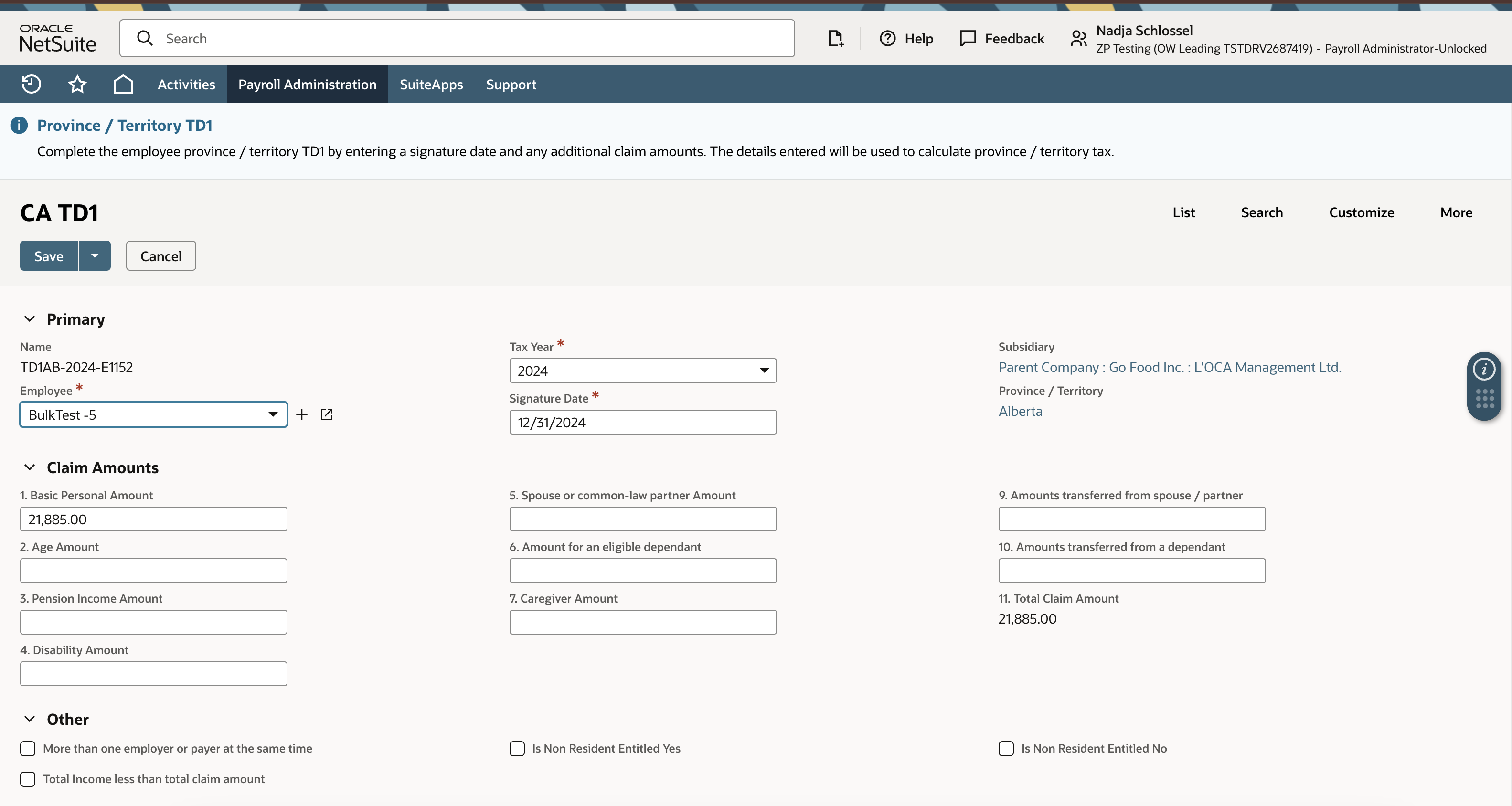 Step-By-Step Guide to Update Employee's TD1 information 🇨🇦 ...