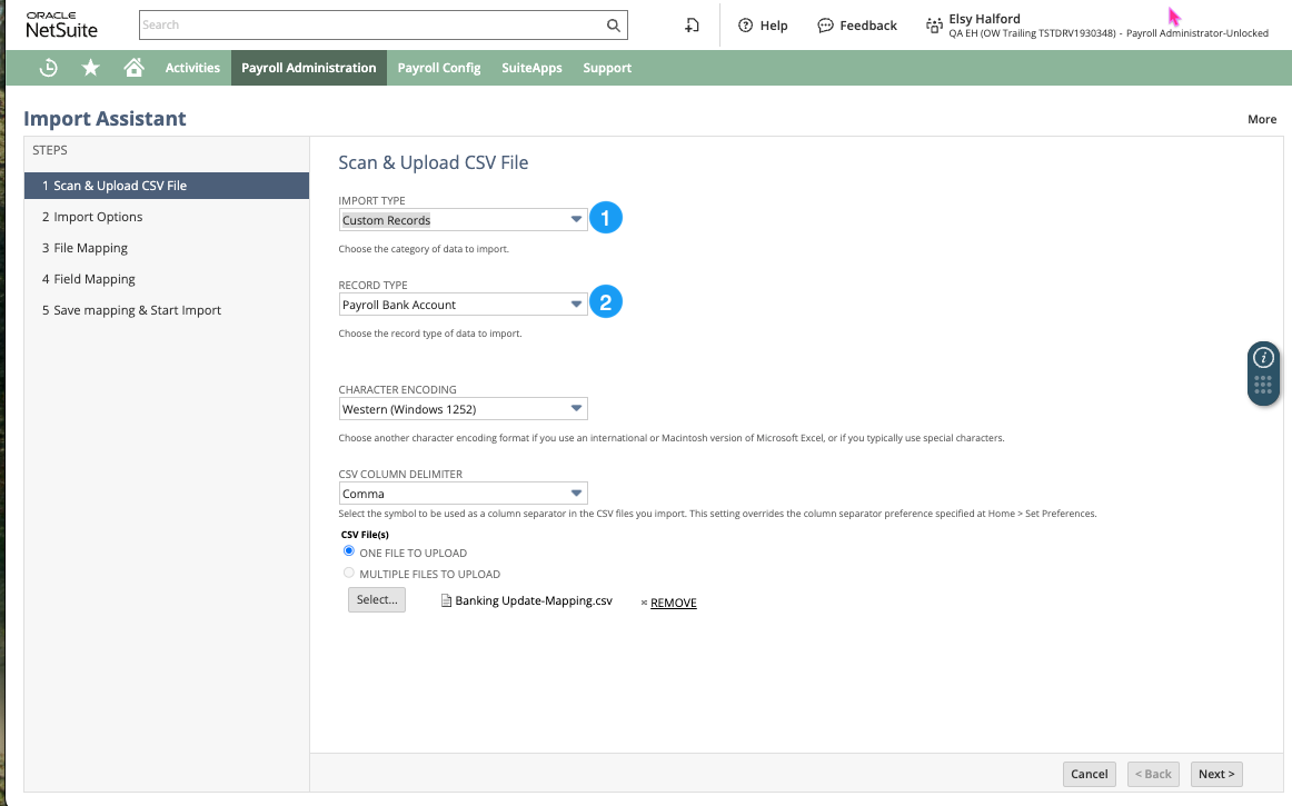 How to Update Payroll Banking Information Using CSV Upload ...
